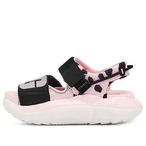 UGG La Cloud Collection Sandal Leopard Print - Pink