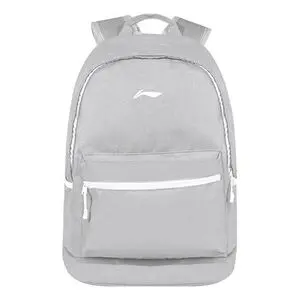 LI-NING Logo Backpack - Grey/white