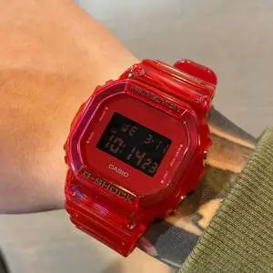 Casio G-shock Square Watch - Red