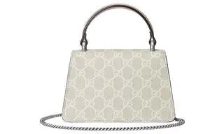 Gucci Dionysus Mini Top Handle Bag - Beige/white