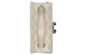 Gucci Dionysus Mini Top Handle Bag - Beige/white