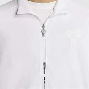 Nike Dri-fit Kobe Halo Zip-up Basketball Track Jacket - White
