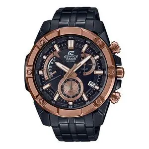 Casio Edifice Waterproof Analog Chronograph Watch - Black/gold