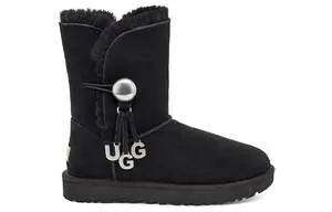 UGG Bailey Button Charm Metallic Alphabet Boot