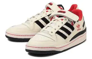 Adidas Forum Low Sneakers - Beige/black/red