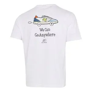 NEW BALANCE Graphic Tee - White/black