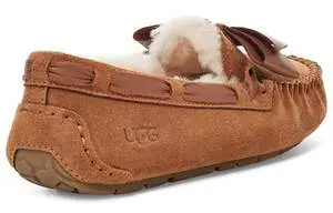 UGG Dakota Leather Bow Moccasins