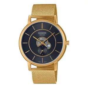 Casio Watch With Mesh Bracelet - Black