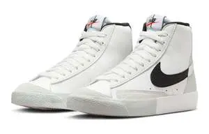 Nike Blazer Mid '77 Se "split" Sneakers - Summit White/black/light Silver