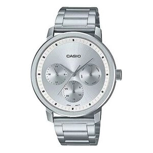 Casio CASIO Analog Dress Watch With Stainless Steel Strap Silver