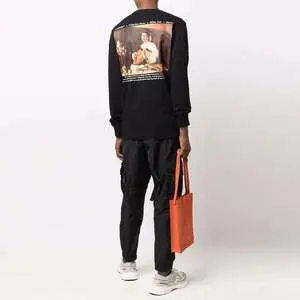 Off-White Long Sleeve Caravaggio Print T-shirt