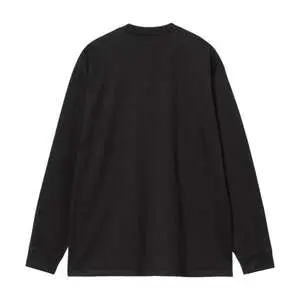 Carhartt Work In Progress Pocket Heart Long Sleeve T-shirt - Black