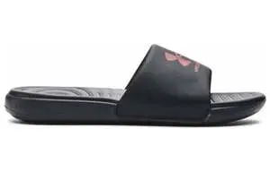 Under Armour Ansa Fixed Slide - Black/pink Elixir