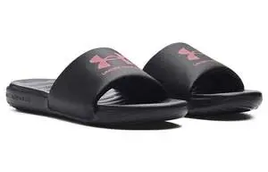 Under Armour Ansa Fixed Slide - Black/pink Elixir
