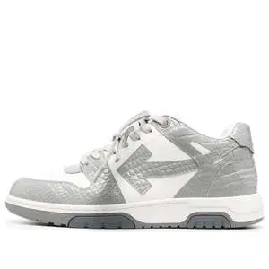 Off-White Off-White Out Of Office Croco Print Sneakers Grey/white