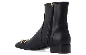 Gucci Horsebit Leather Ankle Boots