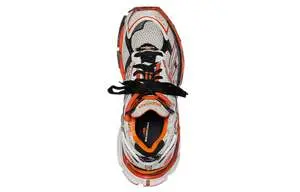Balenciaga Runner Sneakers - White/black/orange