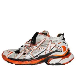 Balenciaga Runner Sneakers - White/black/orange