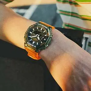 Casio G-shock Analog-digital 'red - Orange