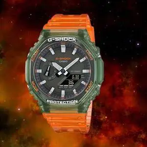 Casio G-shock Analog-digital 'red - Orange