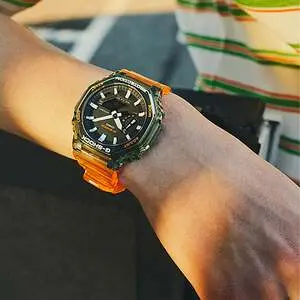 Casio G-shock Analog-digital 'red - Orange