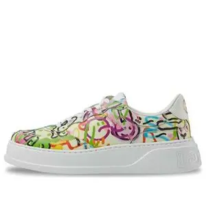 Gucci Graffiti Print Platform Sneakers - Ivory/multi Color