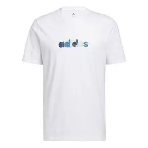 Adidas Logo Pattern T-shirt