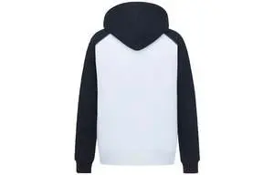 Dior Ss22 Embroidered Logo Pattern Loose Hooded Colorblock Long Sleeves