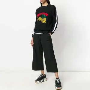 Kenzo Graphic Long Sleeve Pullover Hoodie