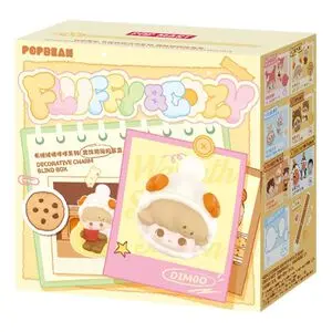 POP MART Pop Bean Fluffy And Cozy Decorative Charm Blind Box - Multi-color