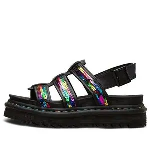 Dr. Martens Yelena Sequin Embellished Platform Sandals