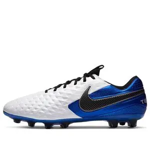 Nike Tiempo Legend 8 Elite Sg Pro Ac Soccer Cleats - White/hyper Royal/metallic Silver