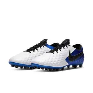 Nike Tiempo Legend 8 Elite Sg Pro Ac Soccer Cleats - White/hyper Royal/metallic Silver