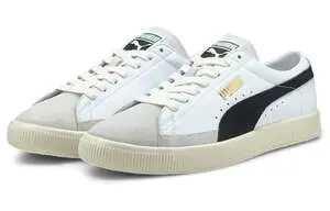 PUMA Basket Vintage Low Top Sneakers - White/black