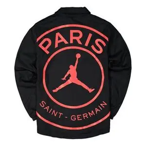 JORDAN X Paris Saint-germain Casual Sport Jacket - Black