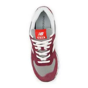 NEW BALANCE 574 Sneakers - Red/white