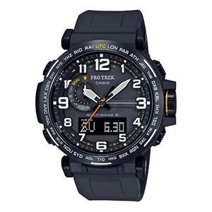 Casio Waterproof Solar Powered Sports Quartz Shockproof Analog/digital Combo - Black