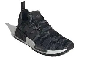 Adidas Nmd_r1 Grey Camo Sneakers - Grey Three/core Black/grey Five