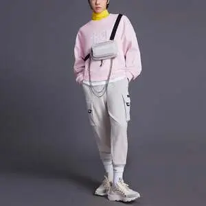 LI-NING Sports Fashion Series Loose Sports Pullover - Pink