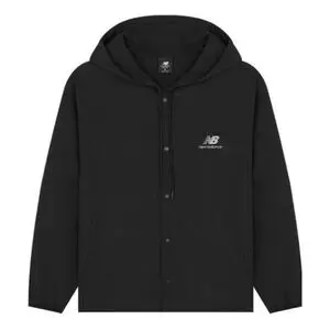 NEW BALANCE Logo Print Casual Jacket - Black