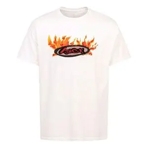 TRAVIS SCOTT Cactus Jack Flame T-shirt - Cream