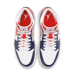 JORDAN 1 Mid "champ Colors - Blue/white/orange