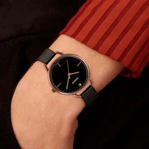 Casio Enticer Series Quartz Analog Watch With Mesh Strap