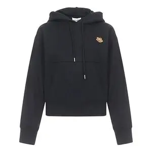 Kenzo Pattern Hoodie Sports - Black
