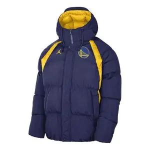 JORDAN Air Golden State Warriors Courtside Statement Puffer Jacket