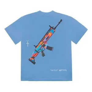 TRAVIS SCOTT The Scotts Astro Goosebumps T-shirt - Sky Blue