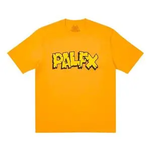 PALACE Alphabet Basic Printing Short Sleeve T-shirt - Orange