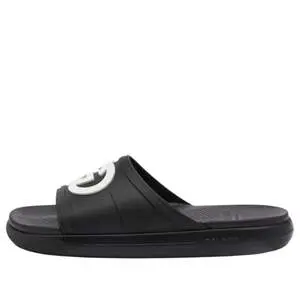 Gucci Interlocking G Slide - Black/white
