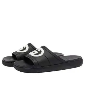 Gucci Interlocking G Slide - Black/white