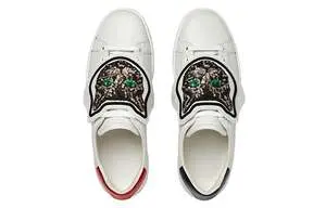 Gucci Ace "cat" Sneakers - White/multi-color